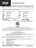 Certificado ETL Intertek | PDF