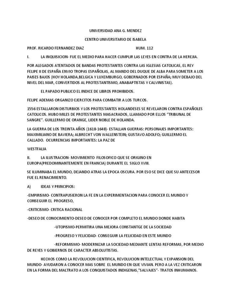 Ilustracion y Revolucion Cientifica | PDF | Era de iluminacion | Separación de poderes