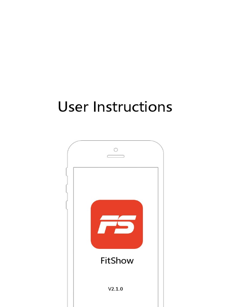 FitShow App User Guide | PDF | Qr Code | Mobile App