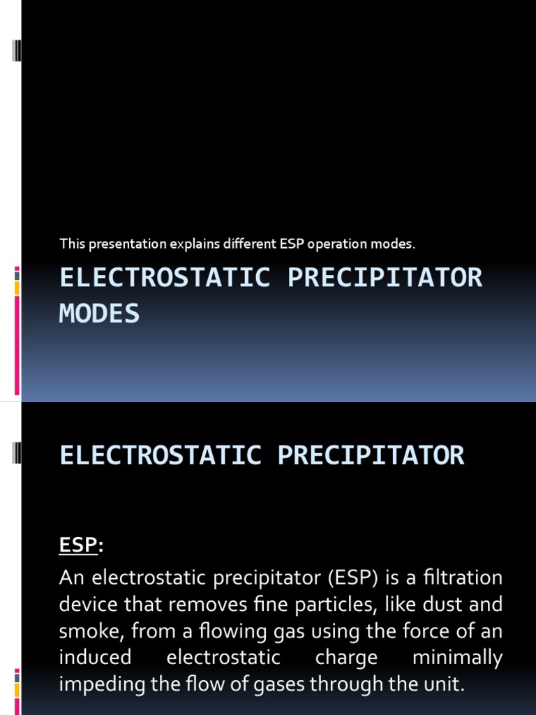 Modes of ESP | PDF | Physical Quantities | Materials