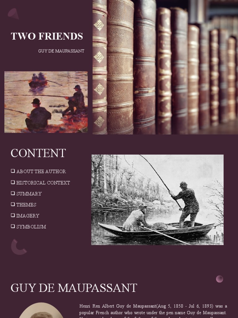 Two Friends: Guy de Maupassant | PDF | Guy De Maupassant | Short Stories