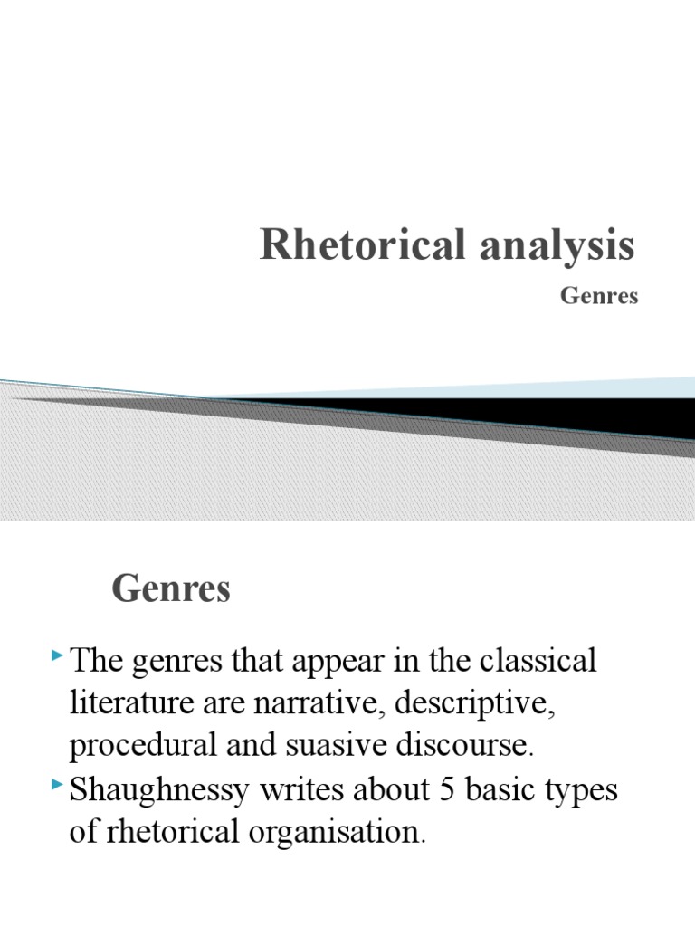 Rhetorical Analysis | PDF | Narrative | Storytelling