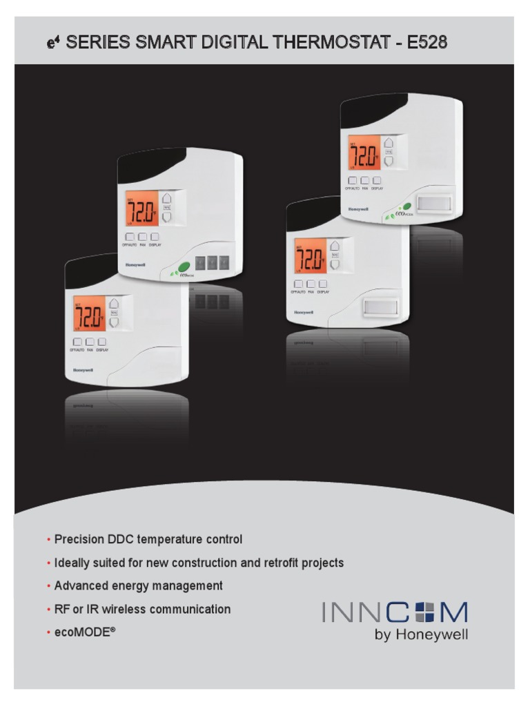 E4 Smart Digital Thermostat - E528 | PDF | Thermostat | Wireless