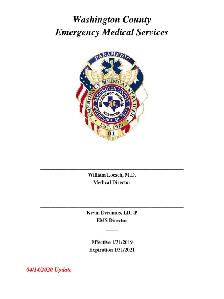 Washington County EMS | PDF | Emergency Medical Services | Myocardial ...