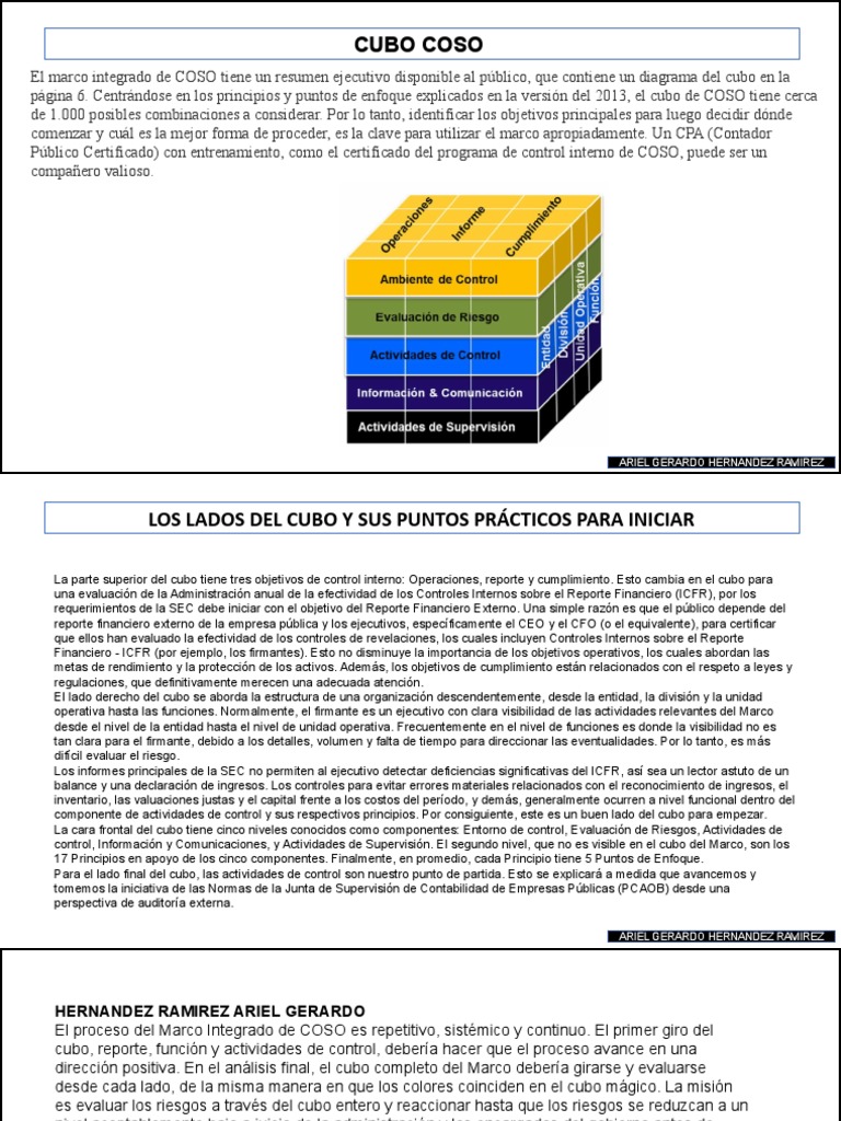 Cubo Coso | PDF | Contabilidad | Contabilidad y Auditoria