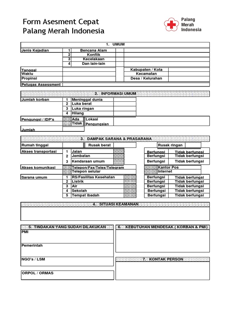 Form Assessment PMI | PDF