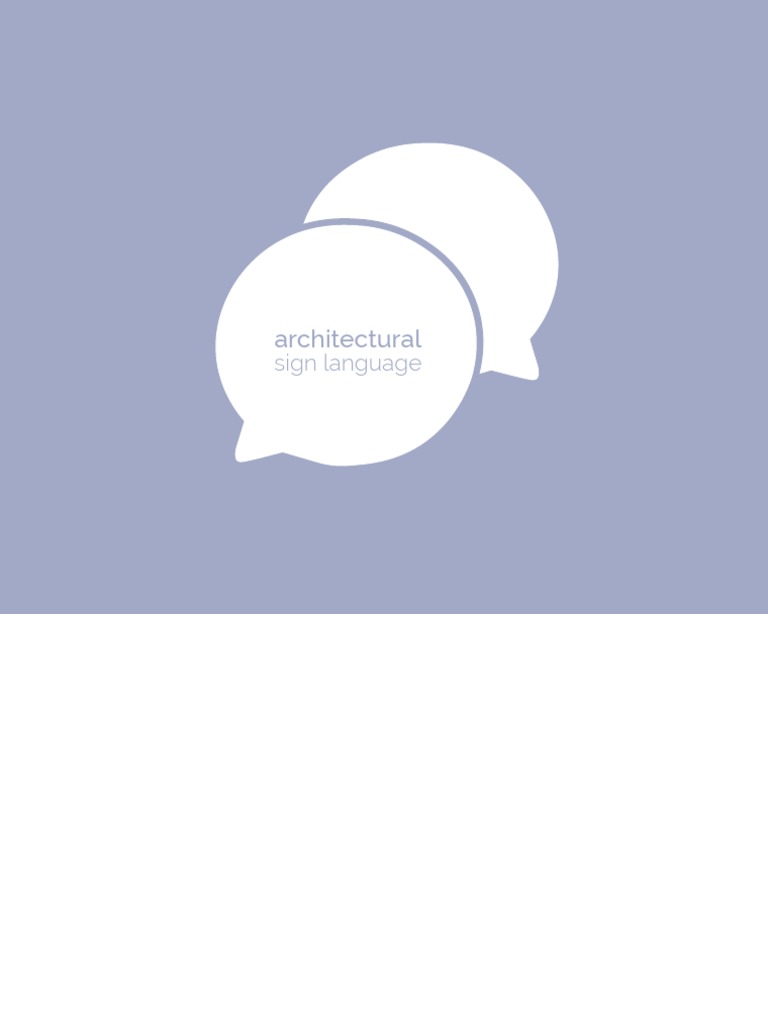 Architectural Sign Language | PDF | Word | American Sign Language