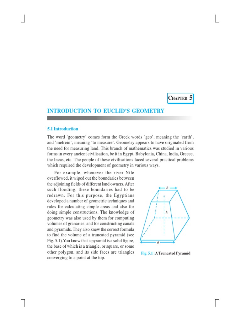 Introduction to Euclid's Geometry | PDF | Philosophy | Science ...