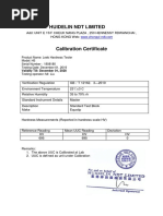 NDT ISO Standards Reference Sheet | PDF | Nondestructive Testing | Welding