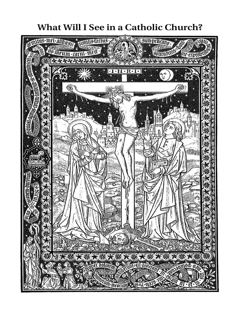 What Will I See in A Catholic Church? | PDF | Eucharist | Mass (Liturgy)