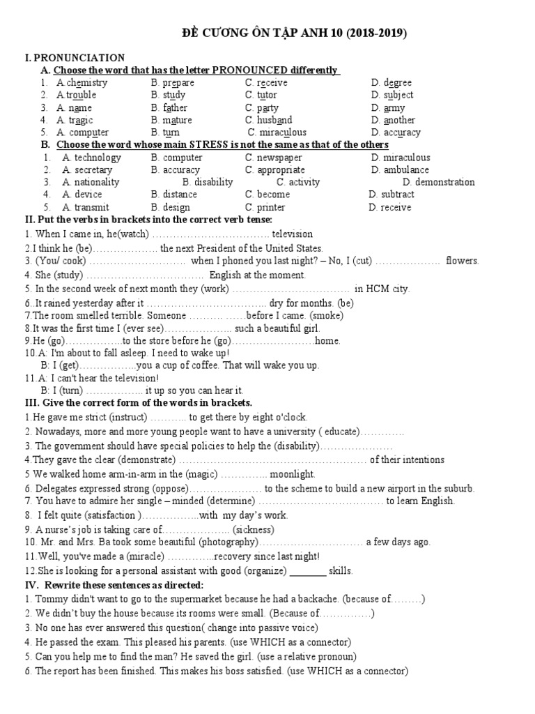 English 10 Exam Review Guide | PDF
