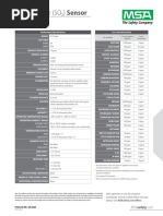 Technical Datasheet Sensor O2 LS (6809630) | PDF | Ethylene | Humidity