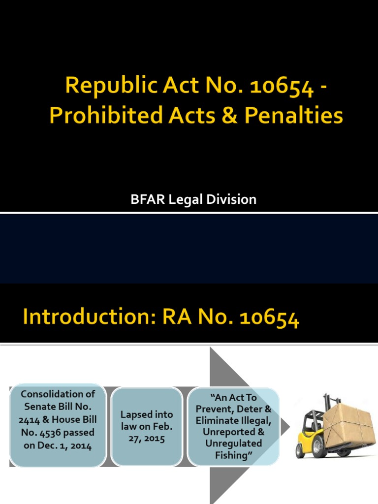 RA 10654 Prohibited Acts PDF | PDF | Fine (Penalty) | Poison