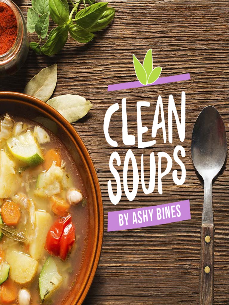 Clean Soups | PDF | Tofu | Tablespoon