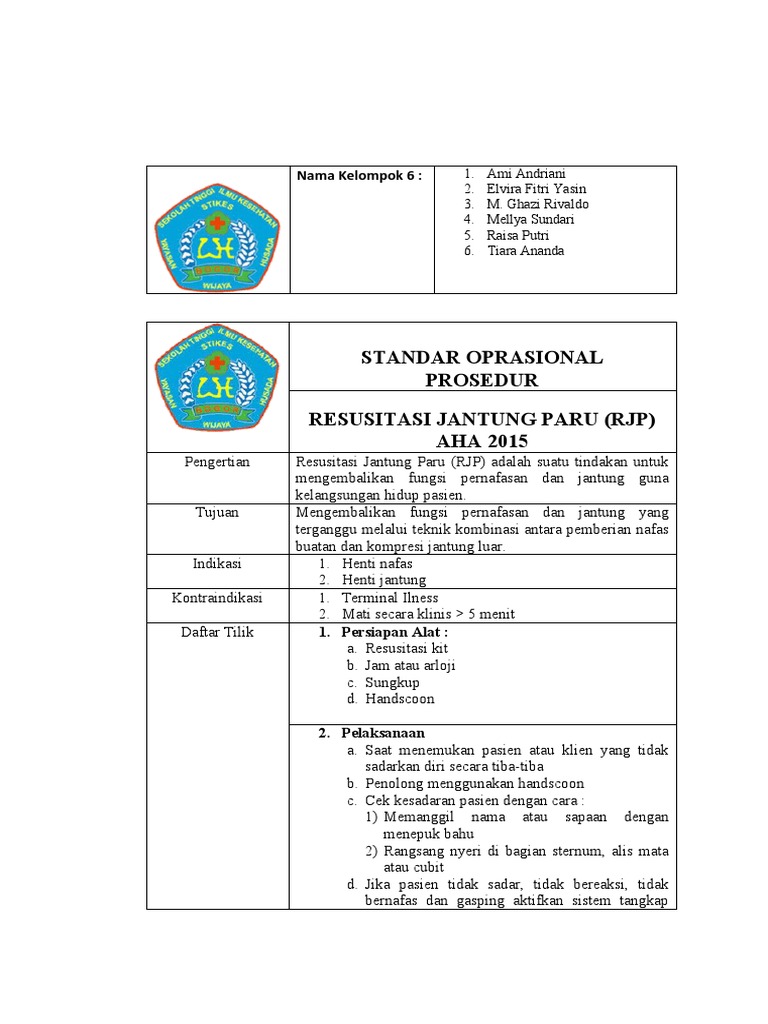 Sop RJP Kel 6 | PDF