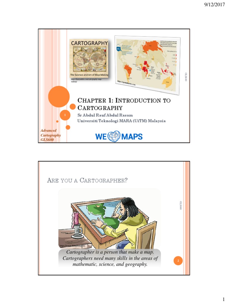 Introduction to Cartography | PDF | Map | Geographic Information System