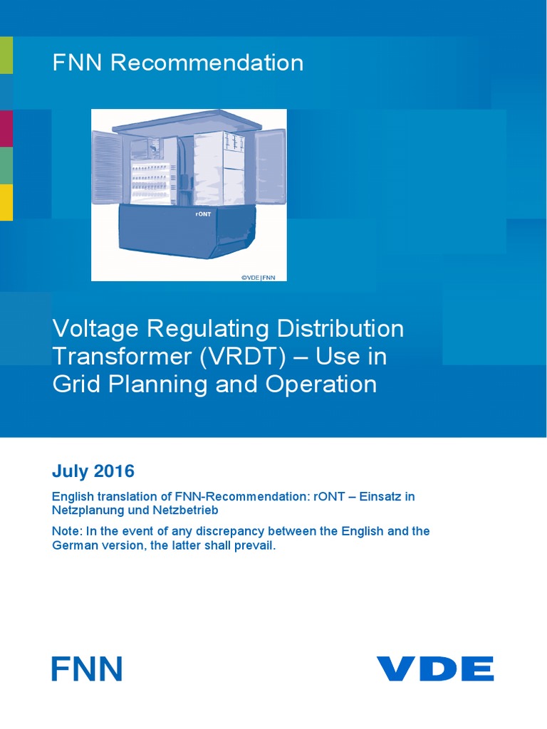Voltage Regulating Distribution Transformer (VRDT) - Use in Grid ...