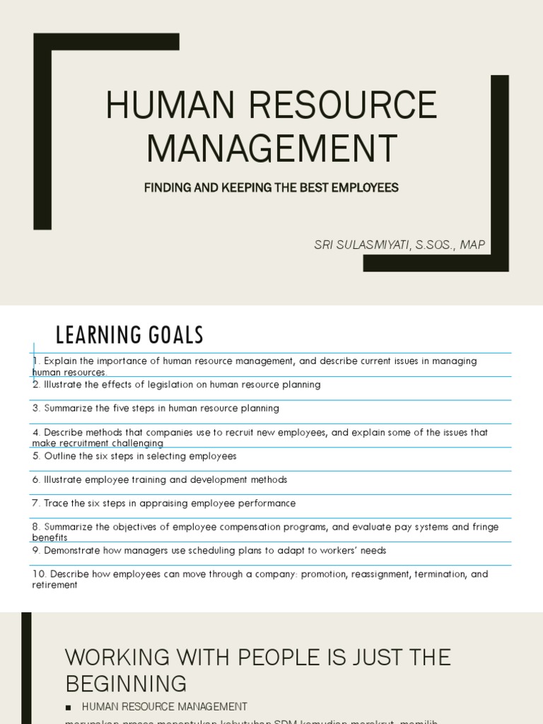 Chapter 11. Human Resource Management | PDF