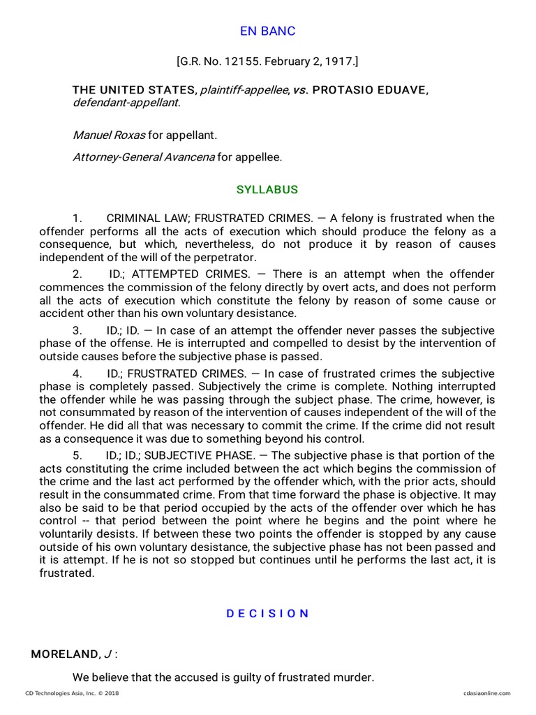 Frustrated Murder Case Analysis | PDF