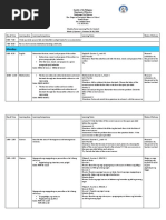 Grade 6 Weekly Learning Schedule | PDF