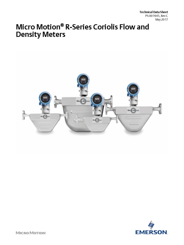 R-Series Coriolis Flow Density Meters | PDF | Gas Technologies ...
