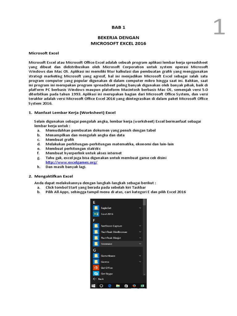 Modul-Microsoft-Excel-2016 Rev | PDF