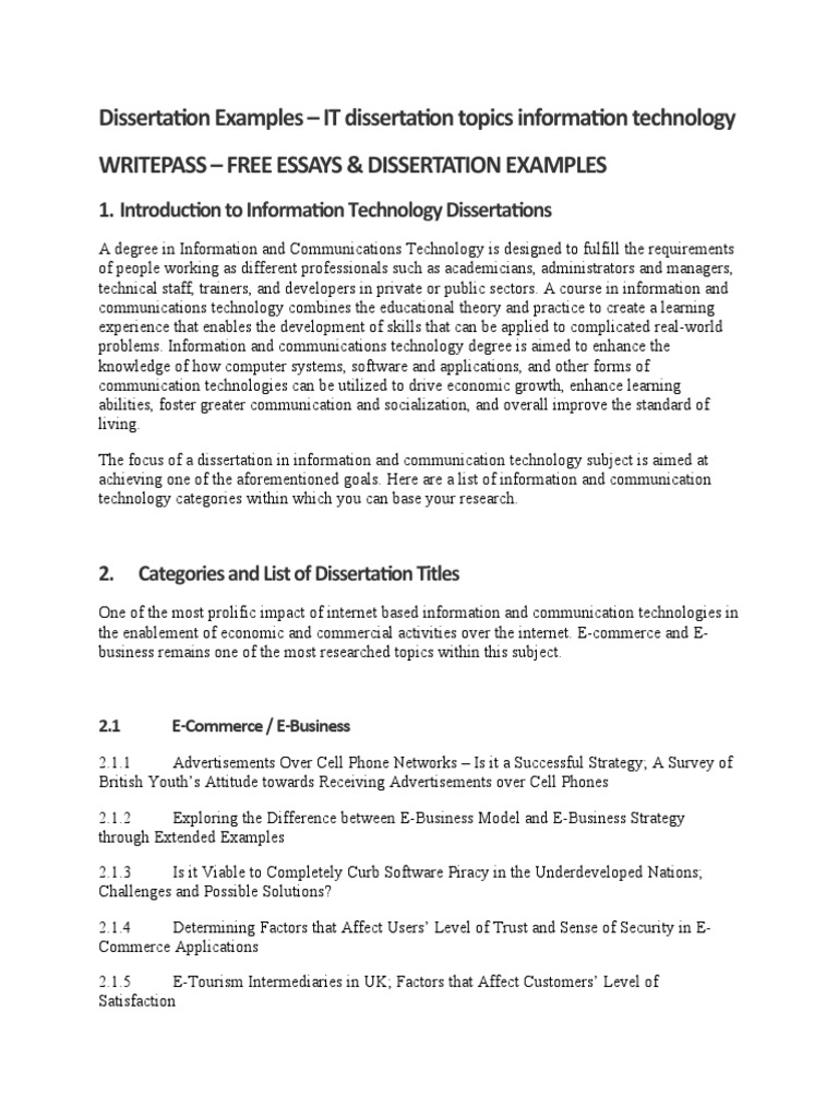 Dissertation Examples | PDF | Cloud Computing | Internet