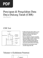 Pedoman Uji CBR dengan DCP | PDF