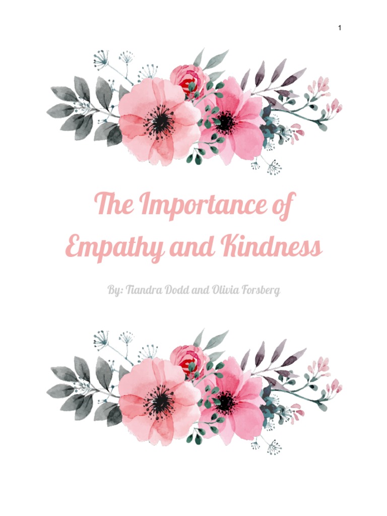 Empathy and Kindness Unit Plan | PDF | Reading Comprehension | Empathy