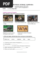 Animals for Transportation Explained | PDF