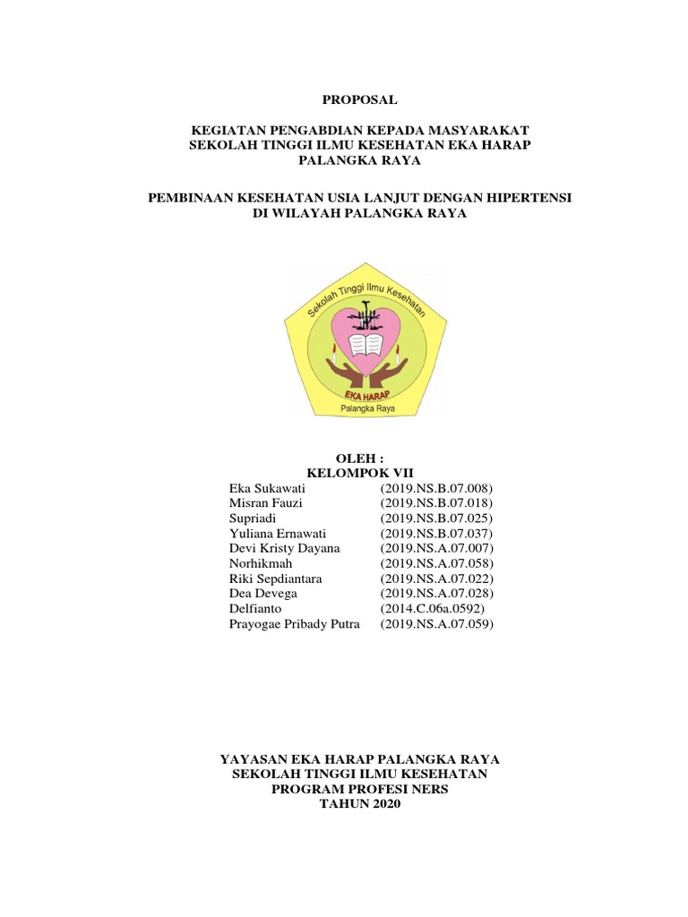 Proposal Lansia Hipertensi | PDF