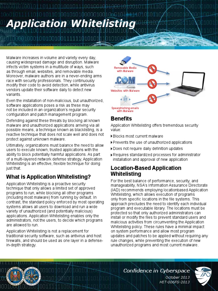 SCADA Application Whitelisting | PDF | Malware | Microsoft Windows