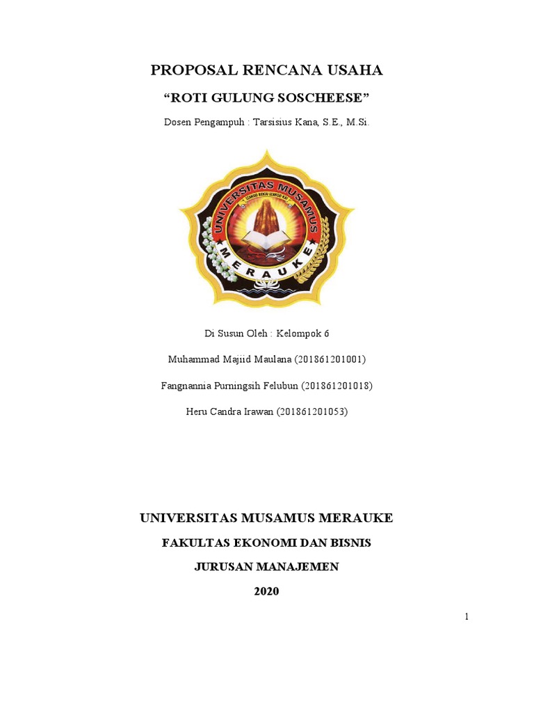 Proposal Rencana Usaha | PDF