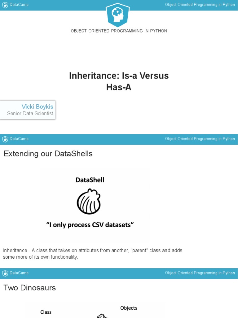 Working With The Class System in Python Chapter4 | PDF | Object Oriented Programming | Object ...