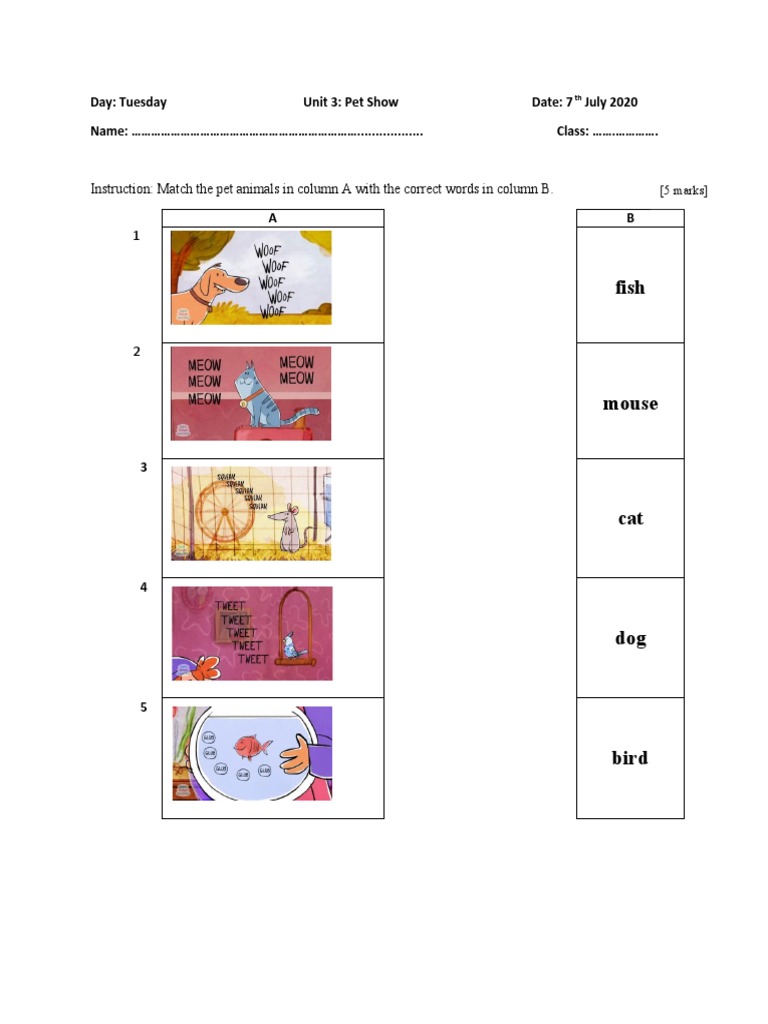 English Module Year 1 (July 2020) | PDF | Organisms