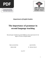 Error Analysis | PDF | Second Language | Second Language Acquisition