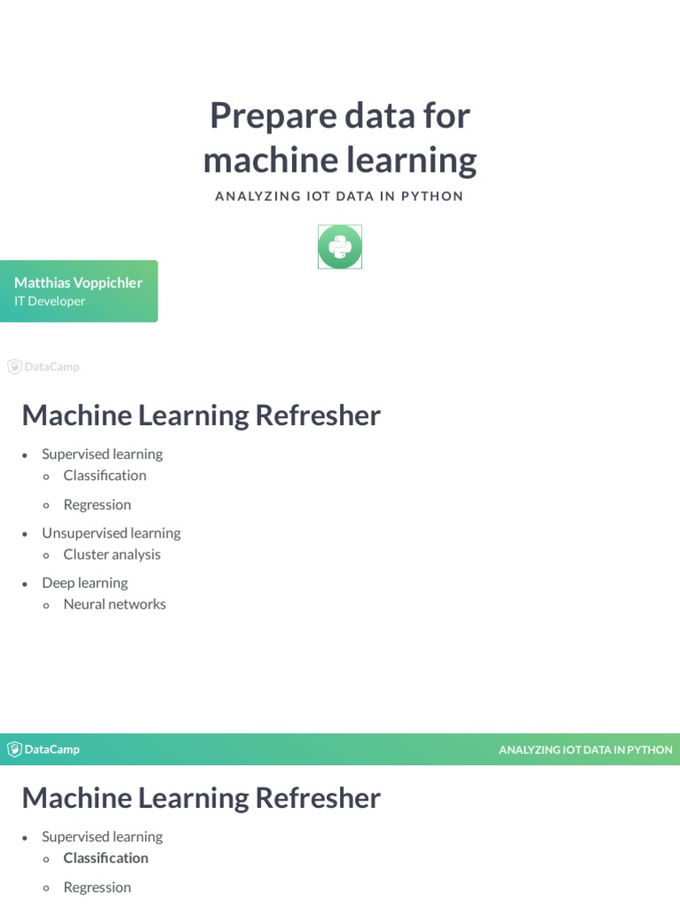 Developing an End-to-End Machine Learning Pipeline for IoT Data ...