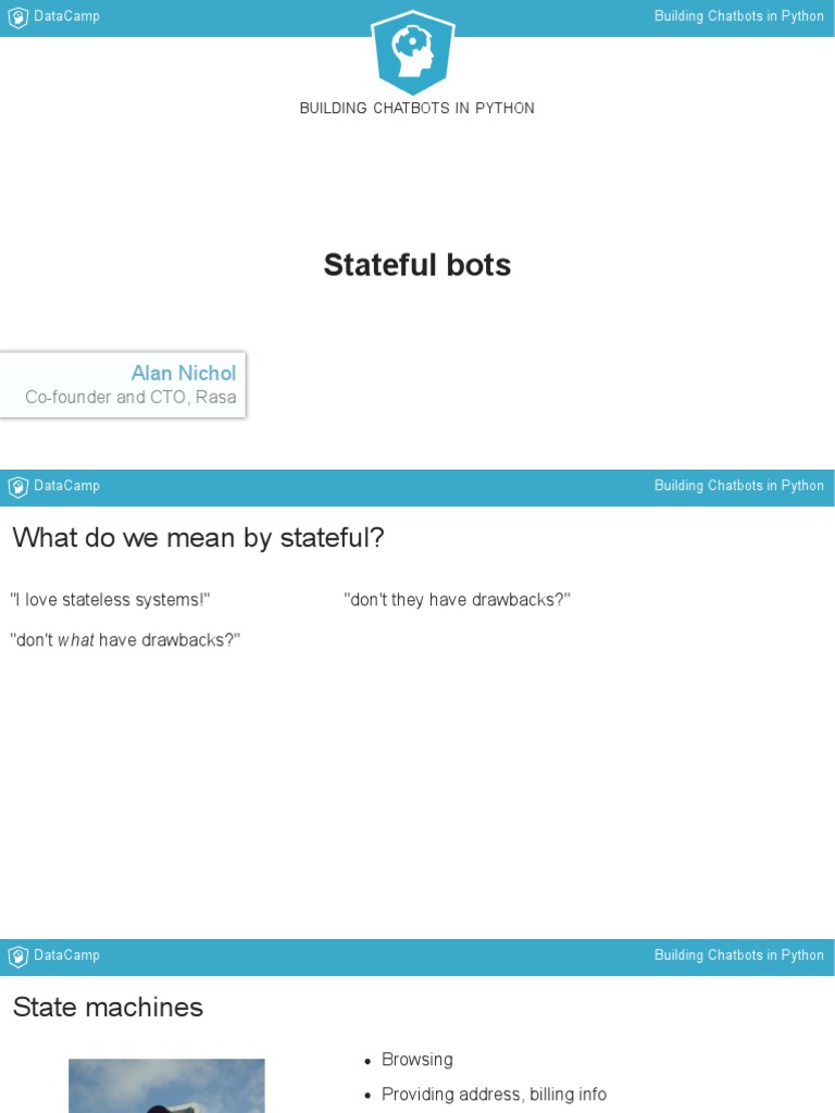 Building Chatbots in Python Chapter4 | PDF | Cognition | Cybernetics
