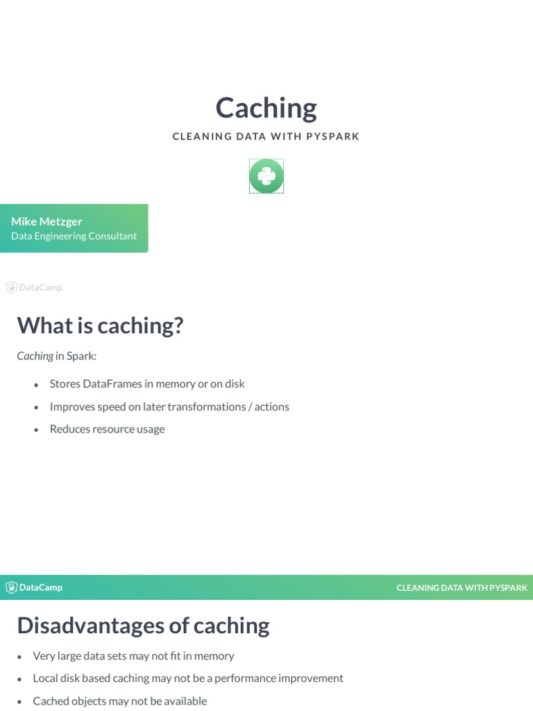 Optimizing Spark Performance with Caching, Cluster Sizing, and Shuffling Techniques | PDF ...