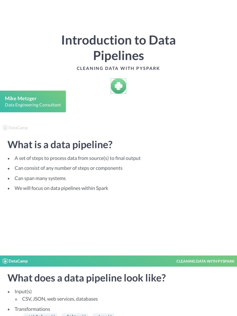 Cleaning Data With PySpark Chapter4 | PDF | Comma Separated Values | Json