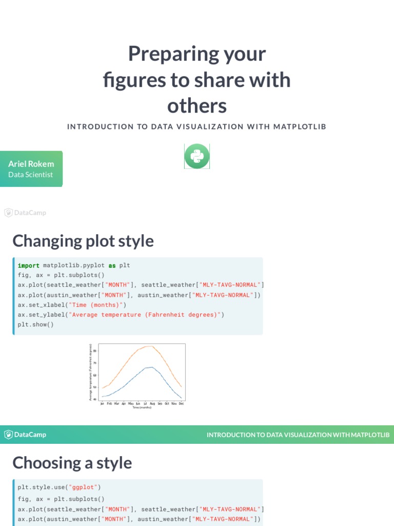 Introduction To Data Visualization With Matplotlib Chapter4 PDF | PDF