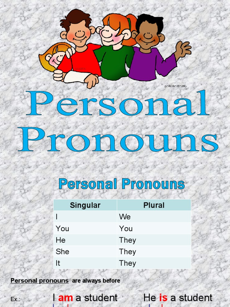 Personal Pronouns and Possessive Adjectives | PDF | Grammatical Number ...