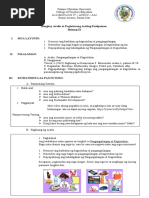 Lesson Plan Pangangailangan at Kagustuhan | PDF