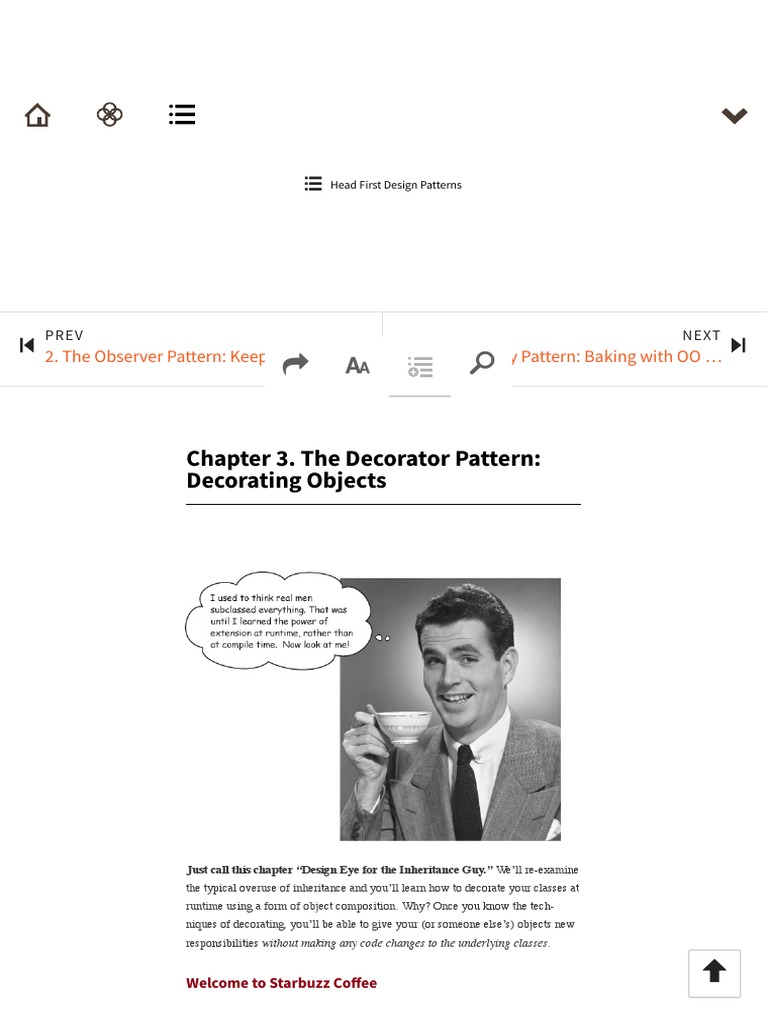 The Decorator Pattern - Decorating Objects - Head First Design Patterns ...