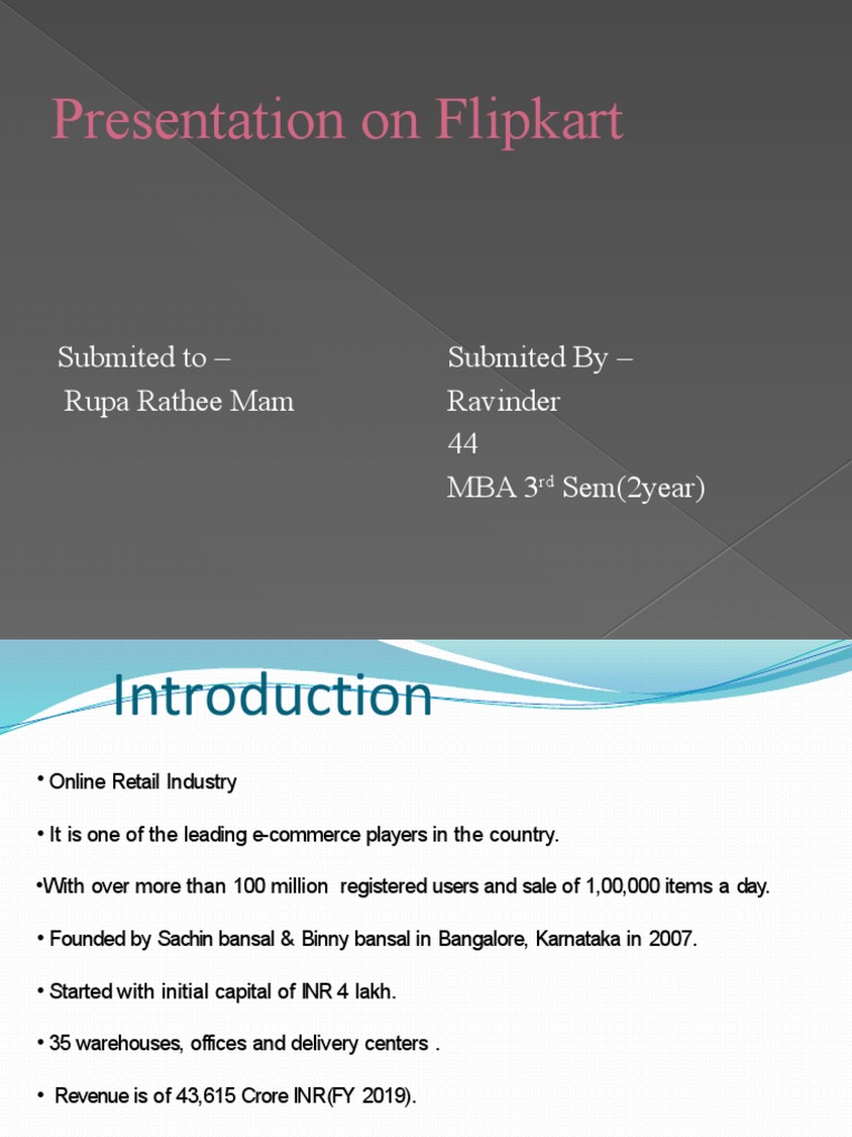 Flipkart | PDF | Media Manipulation | Business Economics