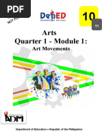 Quarter 2 Lesson 1 in Arts 10 | PDF