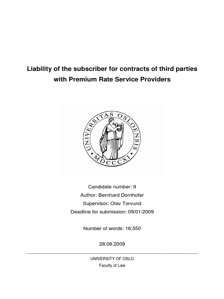 Master Thesisxfinal | PDF | Surety | Telephone