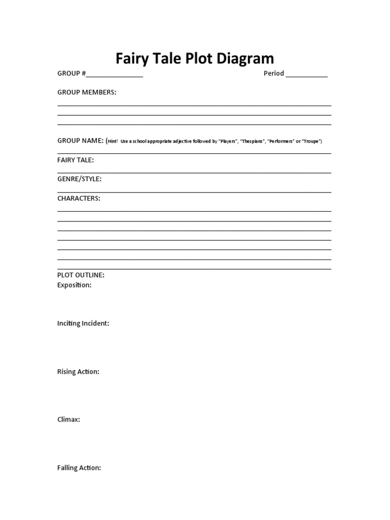 Fairy Tale Plot Diagram | PDF