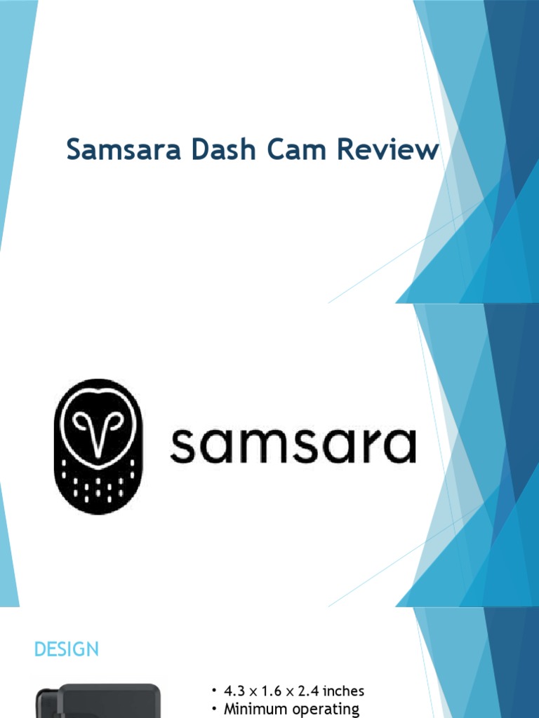 Samsara Dash Cam Review | PDF | Speed Limit | Artificial Intelligence