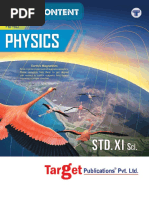 11th Science Physics Target | PDF